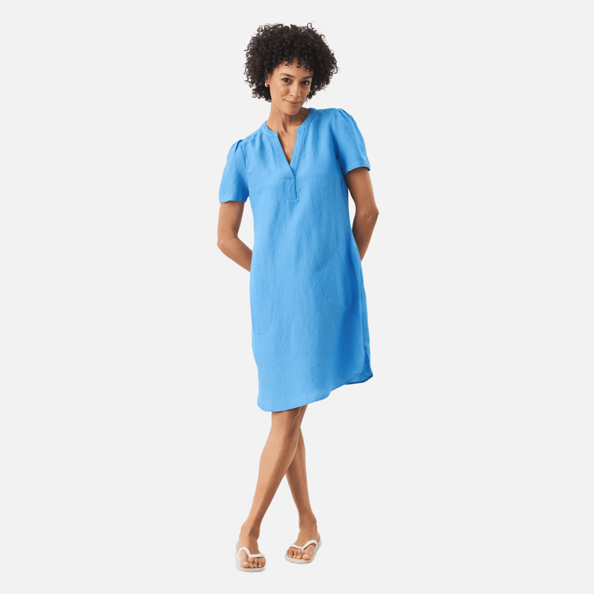 Aminase Dress | Marina Blue – Kitty & Gus