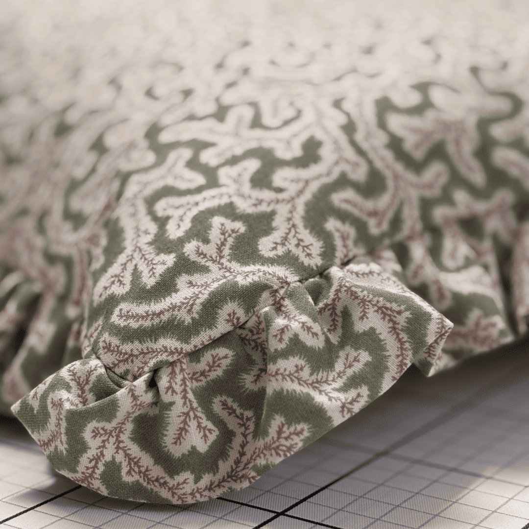 Life.Style by Kitty & Gus – Dulcie Square Ruffle Trim Cushion | Briar