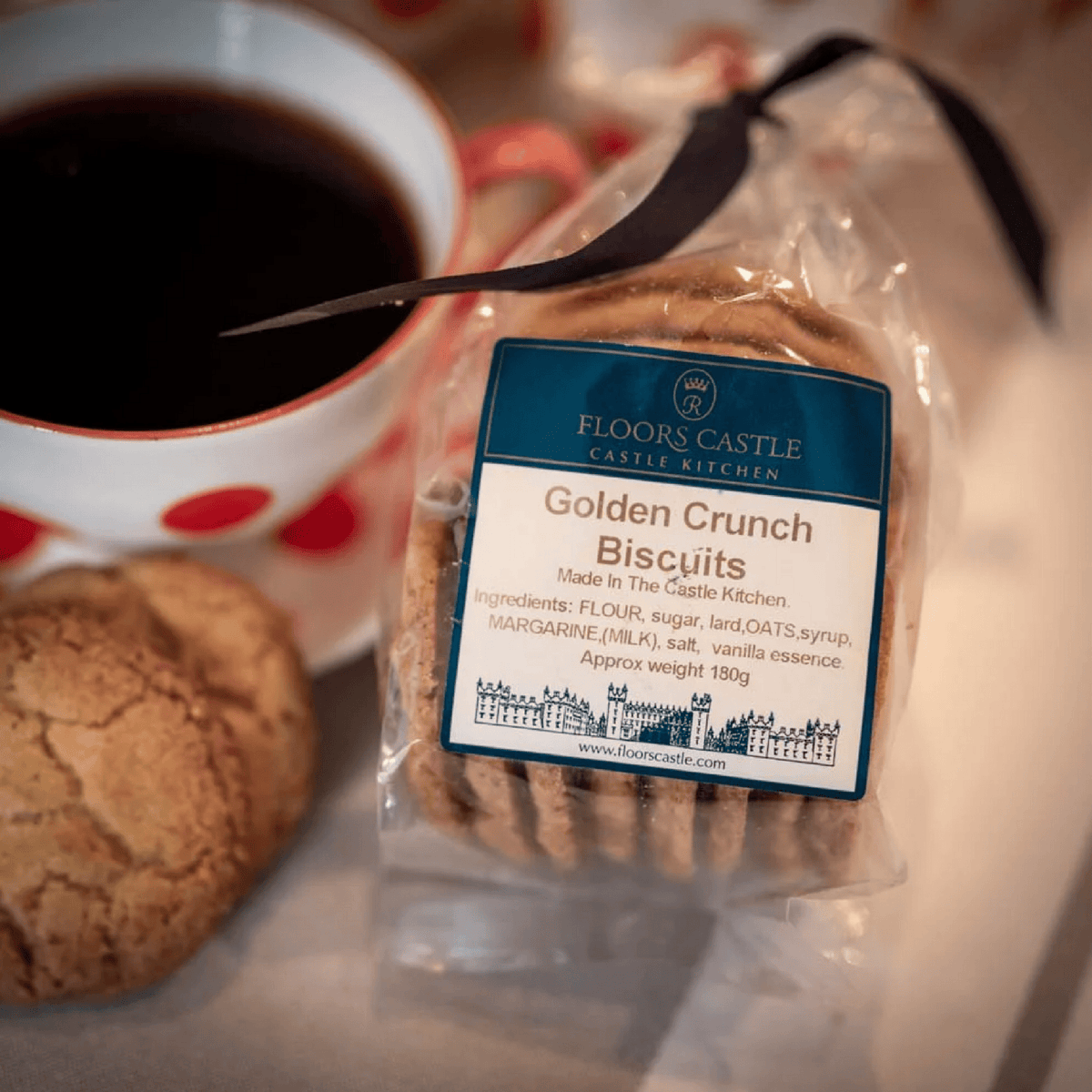 Golden Crunch Biscuits | Floors Castle Food – Kitty & Gus