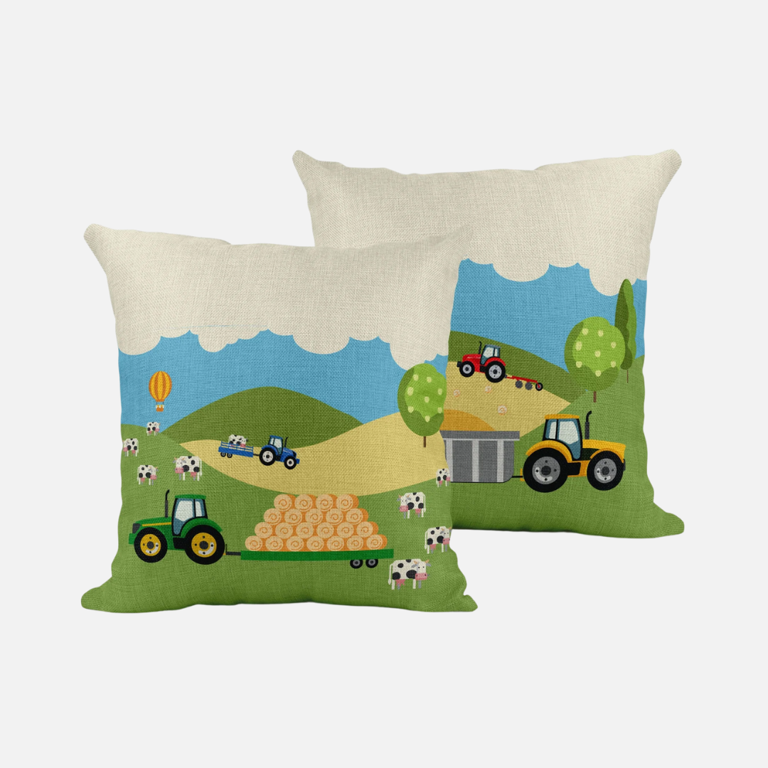 Bramble Hill Farm Cushion – Kitty & Gus