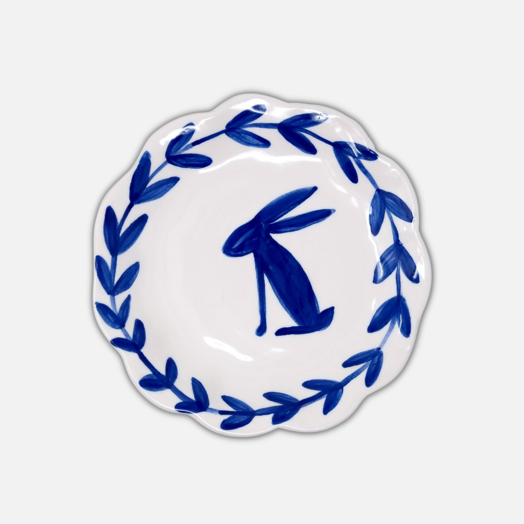 Folklore Animals &Plants | Hare 15cm Original Plate – Kitty & Gus
